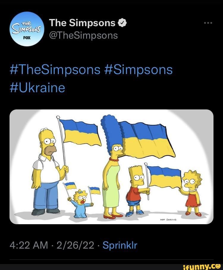 Slava Ukraini, Slava Springfieldi - awe \ The Simpsons #TheSimpsons # ...