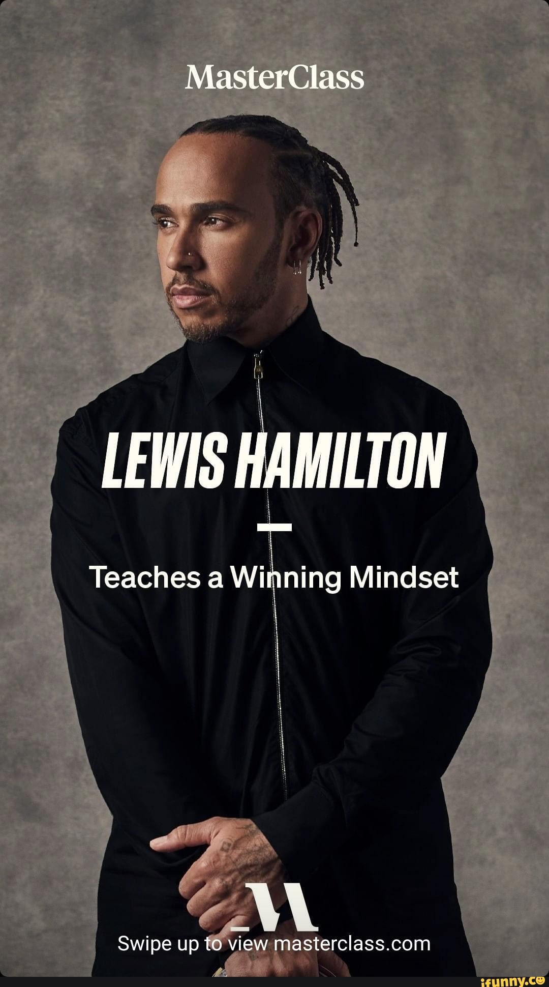 MasterClass LEWIS HAMILTON Teaches a Winning Mindset Swipe up to view ...