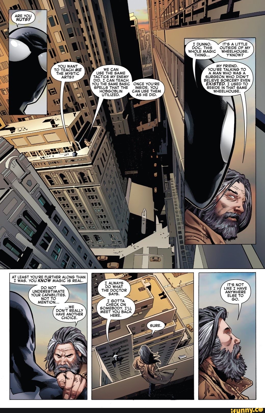 YOU WANT TO TEACH ME WE CAN THE MYSTIC USE THE SAME ARTS? TACTICS DID ...