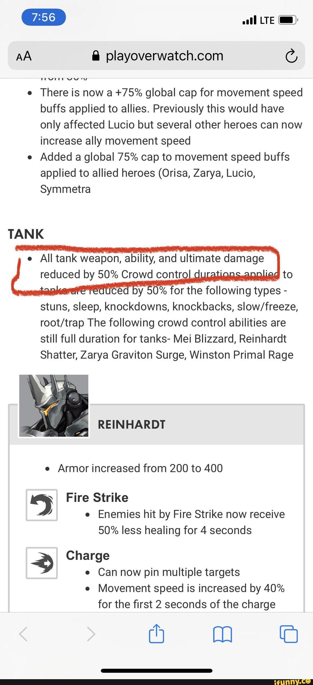 AA LTE e There is now a +75% global cap for movement speed buffs ...