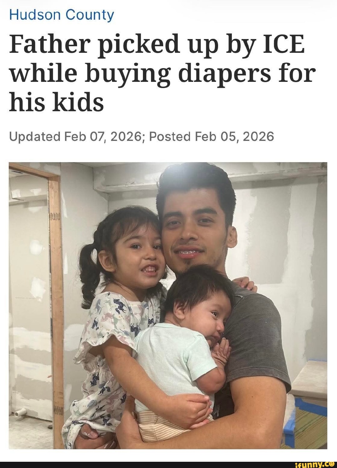 Hudson County Father picked up by ICE while buying diapers for his kids ...