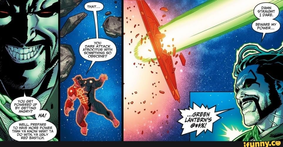 You DARE ATTACK ATROCITUS WITH 'SOMETHING SO 'OBSCENE? WeLL, HAVE ...
