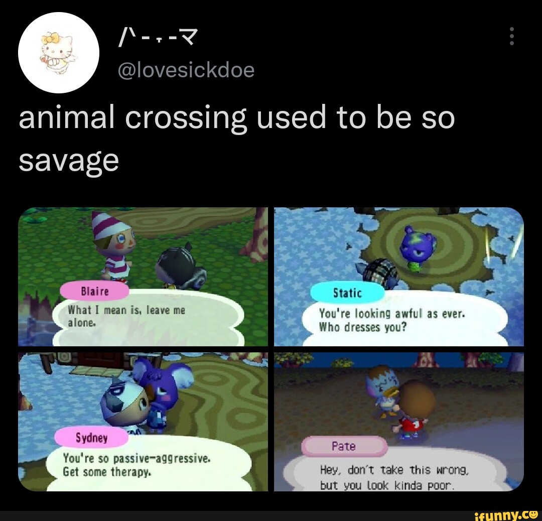 Animalcrossing memes. Best Collection of funny Animalcrossing pictures ...
