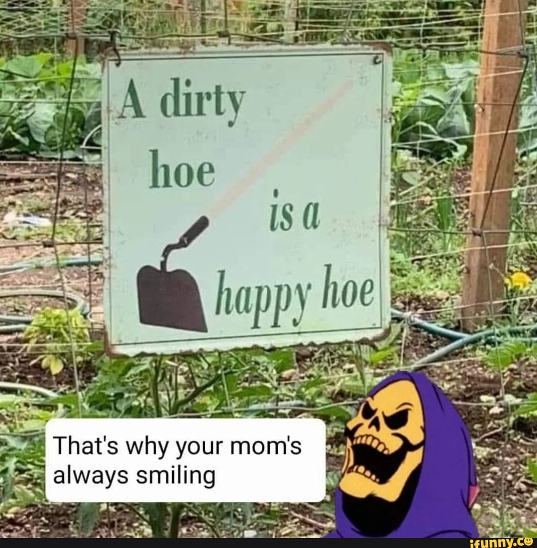 Hoe 'hoe That's why your mom's always smiling - iFunny