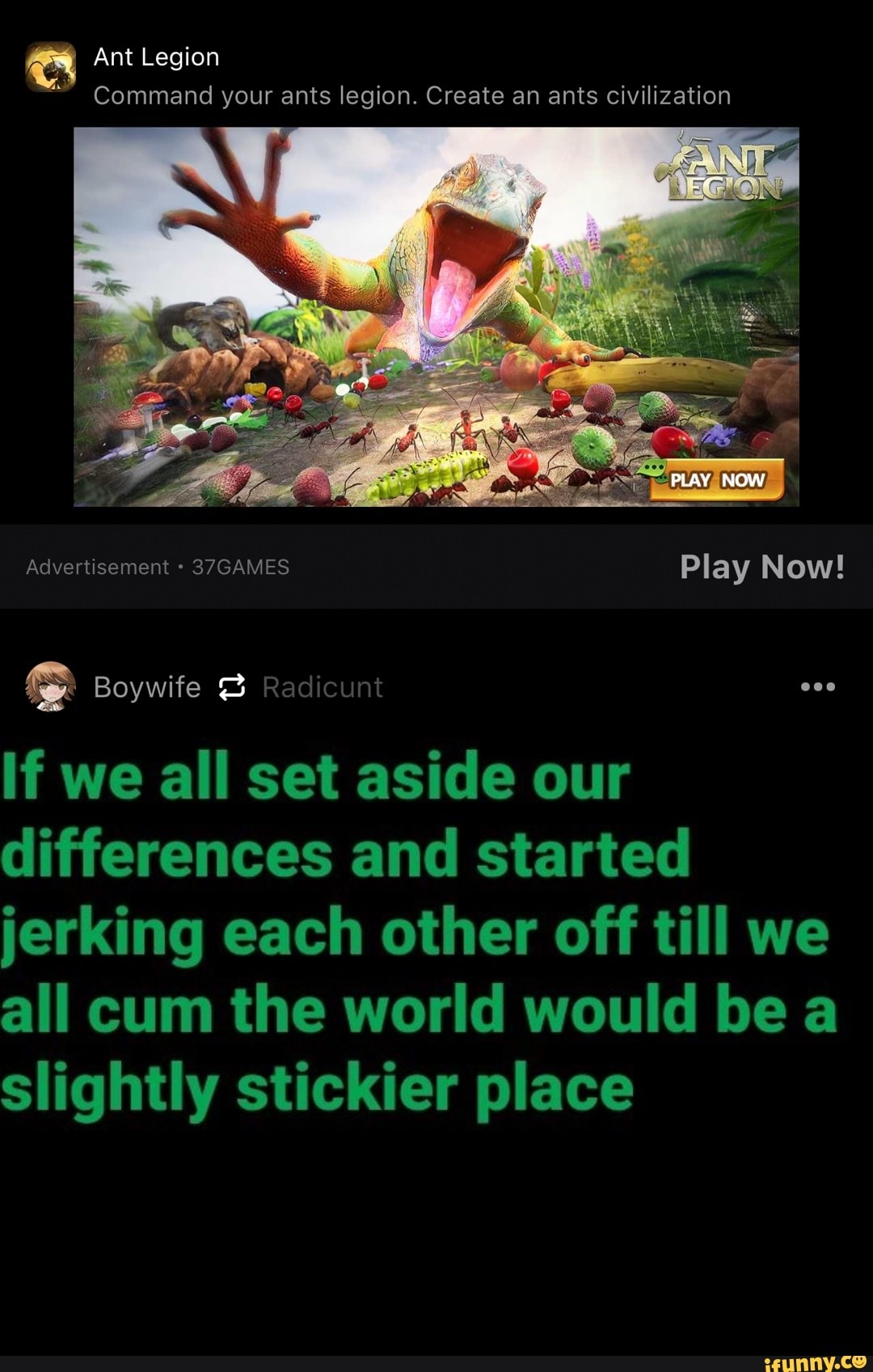 Ant Legion Command your ants legion. Create an ants civilization PLAY ...