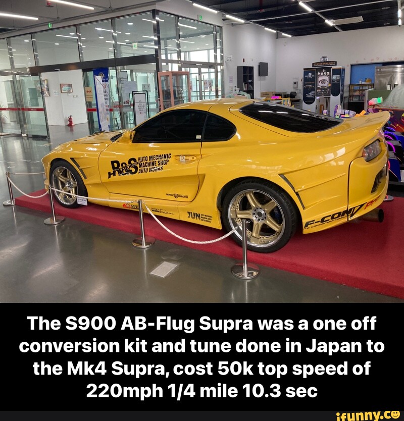 If The S900 AB-Flug Supra was a one off conversion kit and tune done in ...