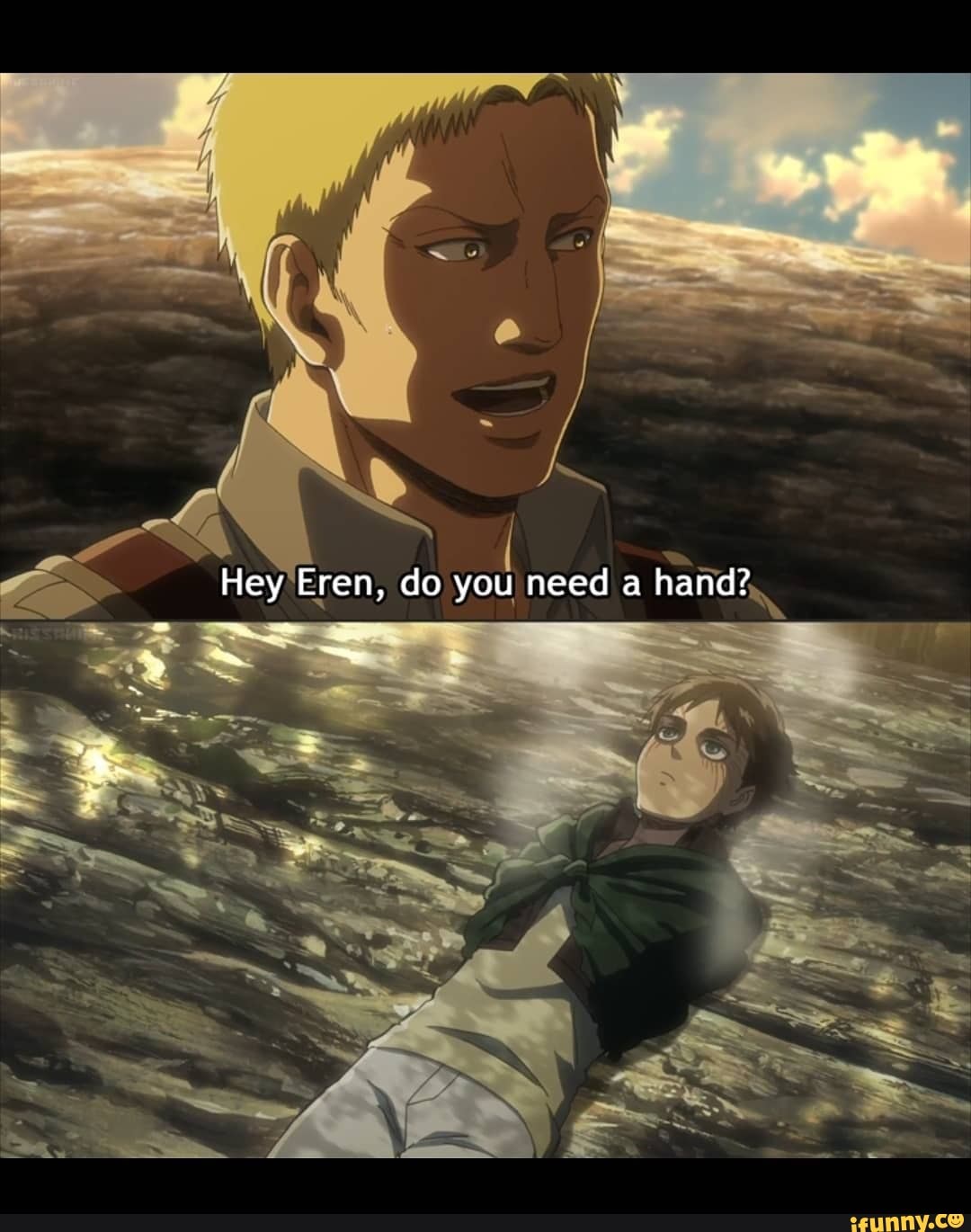 Hey Eren, do you need a hand? - iFunny