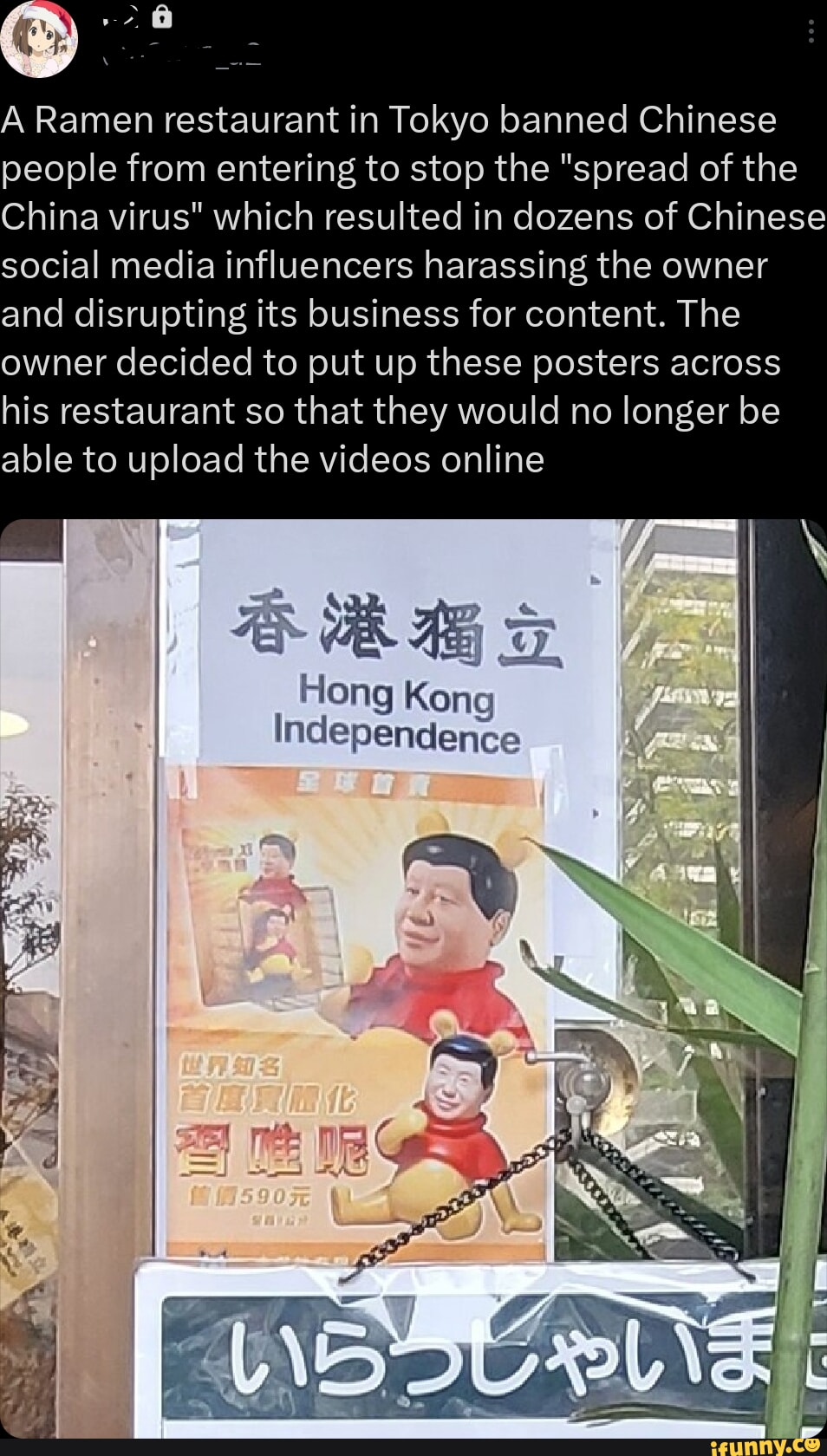 A Ramen restaurant in Tokyo banned Chinese people from entering to stop ...