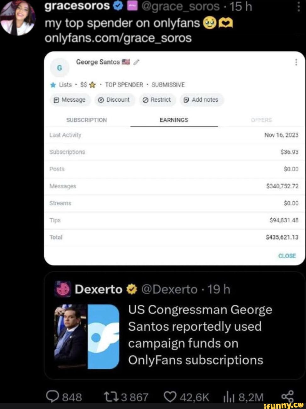 LISS gracesoros I] grace soros - my top spender on onlyfans )(Q soros 6 ...