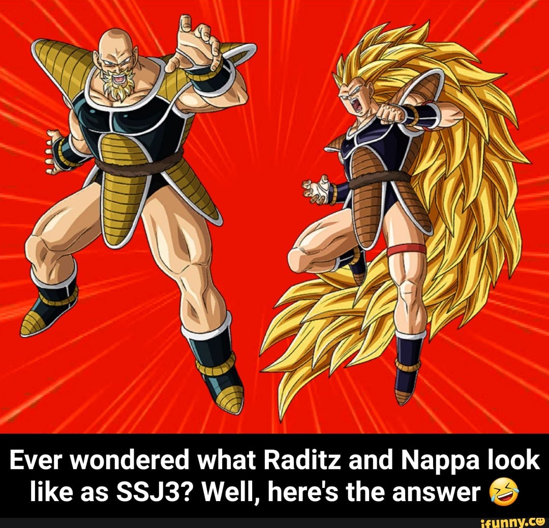 Ever wondered what Raditz and Nappa look like as SSJ3? Well, here's the ...