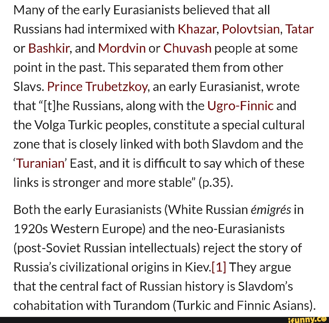 Eurasianist memes. Best Collection of funny Eurasianist pictures on iFunny
