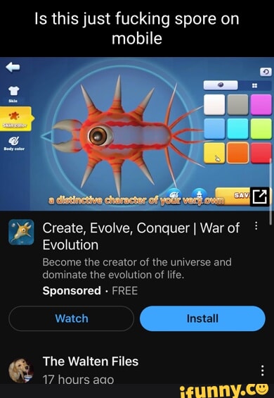 Spore memes. Best Collection of funny Spore pictures on iFunny