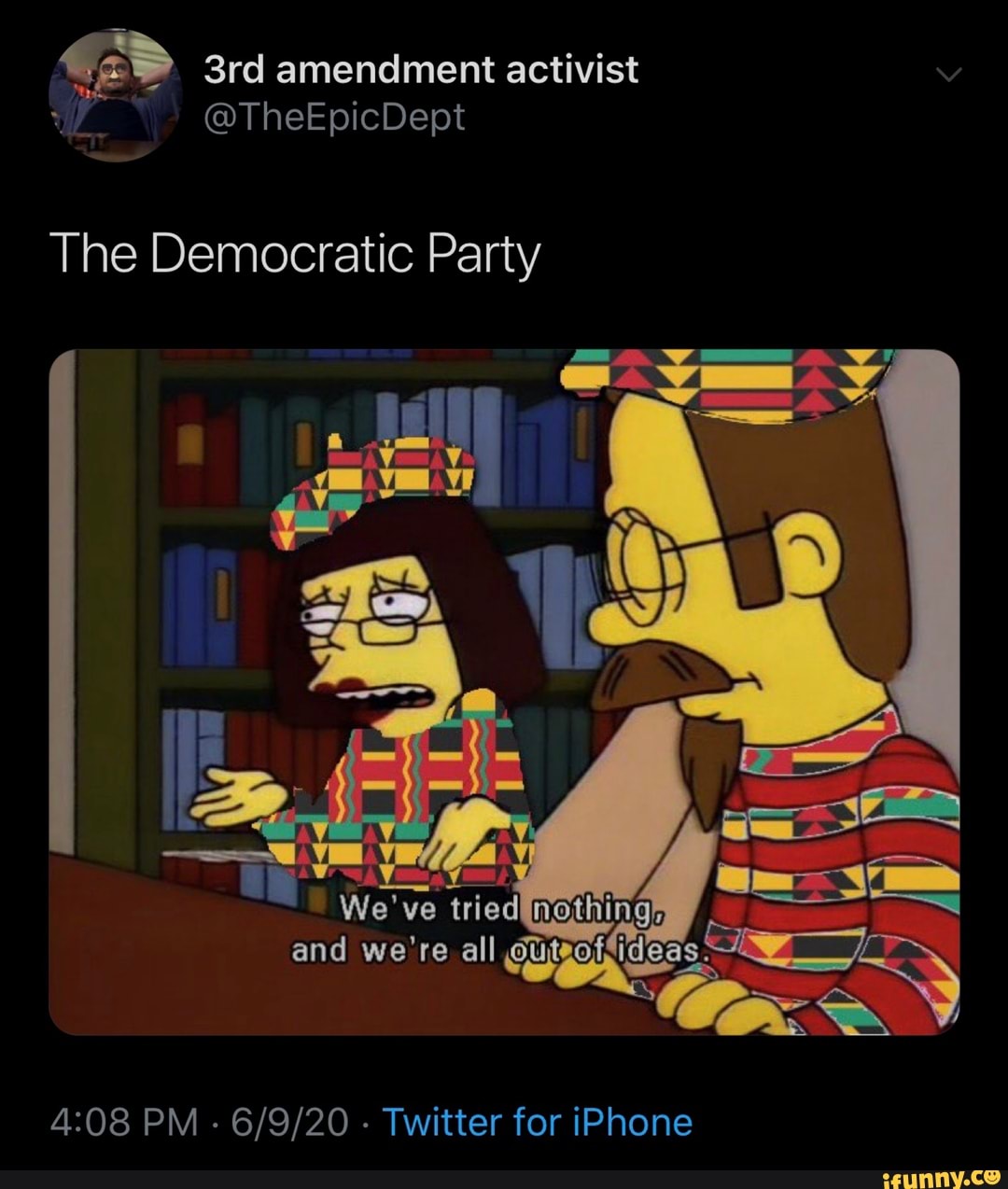 E 3rd amendment activist a and we're all eo of, Ed 4:08 PM Twitter for ...