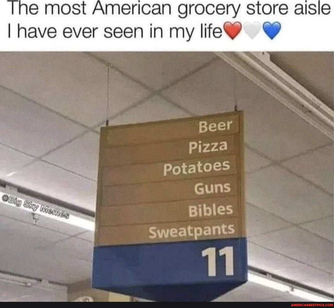 Ne most American grocery store aisie I have ever seen in my life@ Beer ...