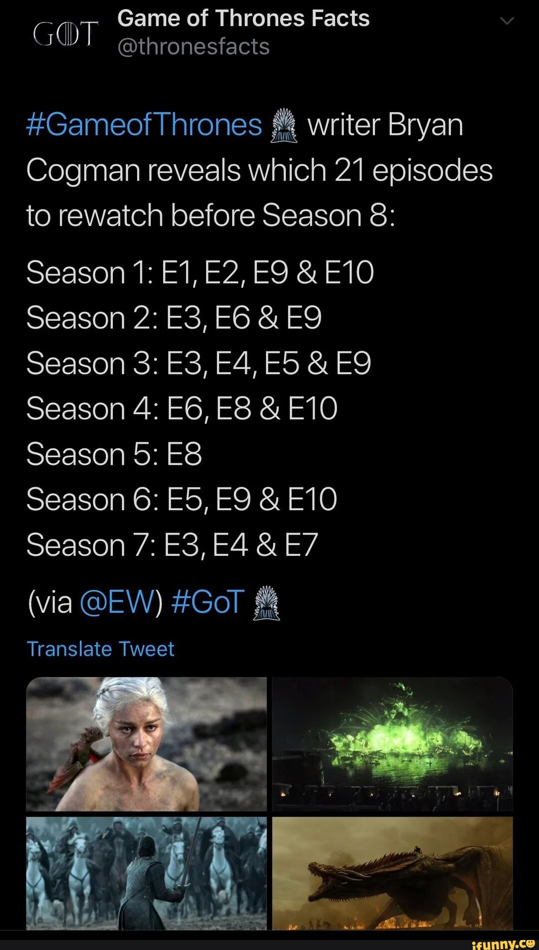 Game Of Thrones Season 3 Meme