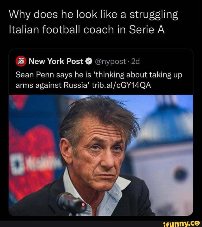 Sean_penn memes. Best Collection of funny Sean_penn pictures on iFunny
