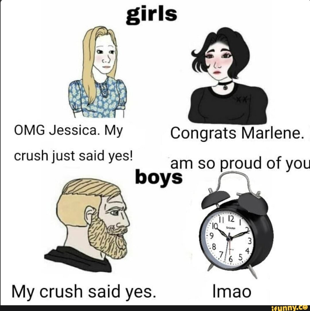OMG Jessica. My Congrats Marlene. crush just said yes! am so proud of ...
