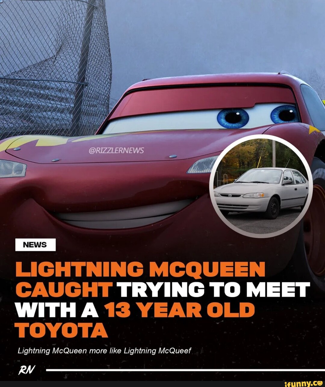 LIGHTNING MCQUEEN CAUGHT TRYING TO MEET WITH A 13 YEAR OLD TOYOTA ...
