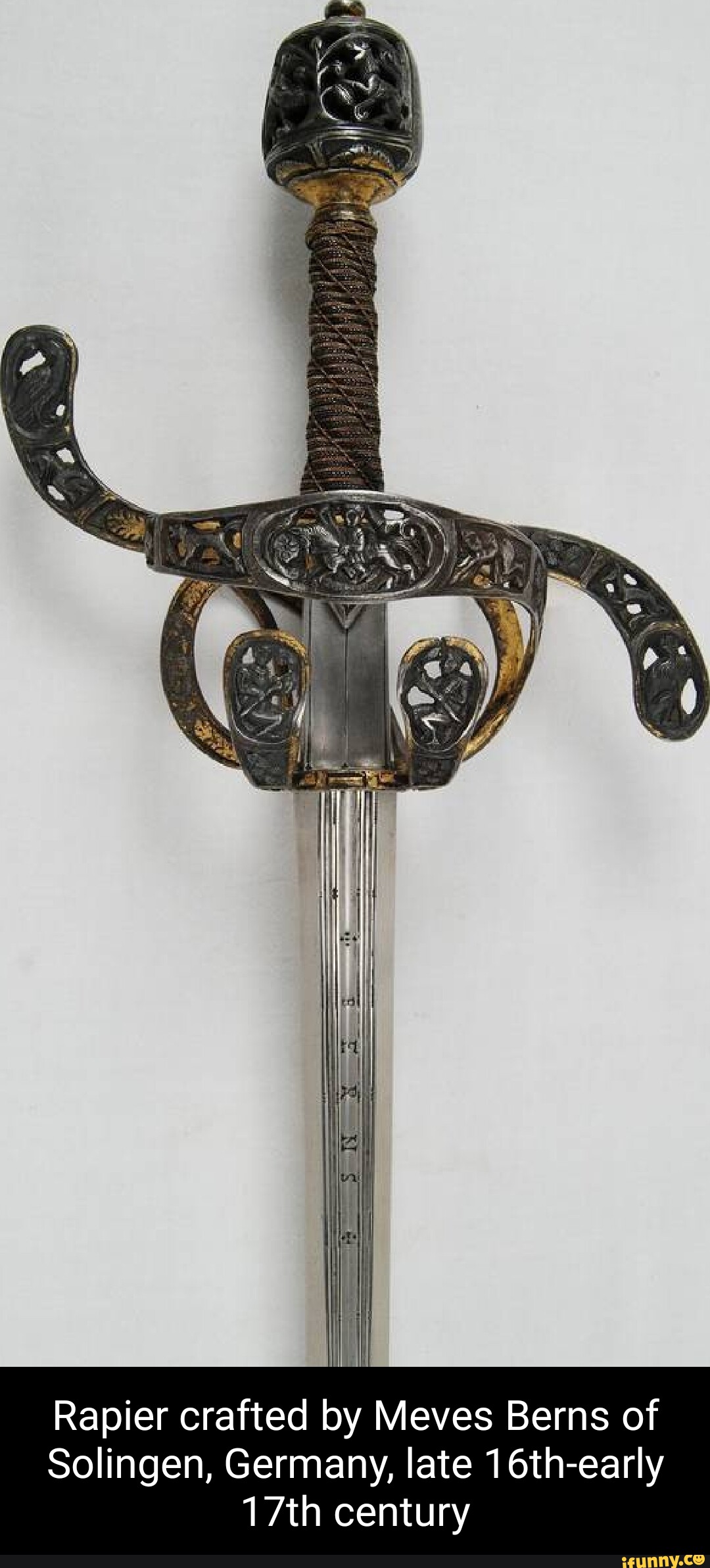Rapier crafted by Meves Berns of Solingen, Germany, late 16th-early ...
