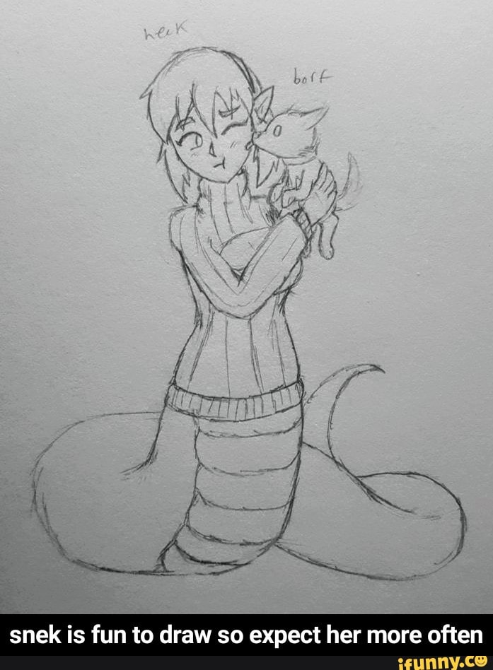 Snek is fun to draw so expect her more often - snek is fun to draw so ...