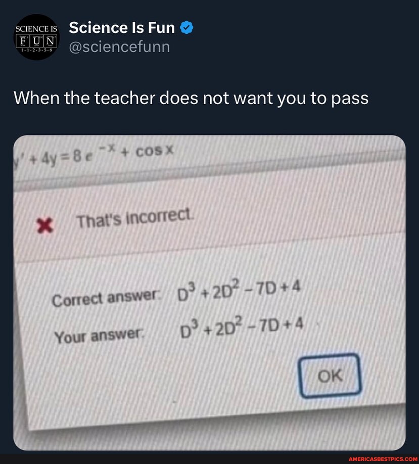 Task failed successfully - sciences Science Is Fun @sciencefunn When the teacher does not want ...