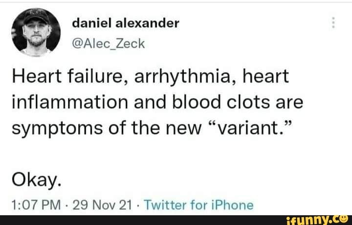 Daniel alexander @Alec_Zeck Heart failure, arrhythmia, heart ...