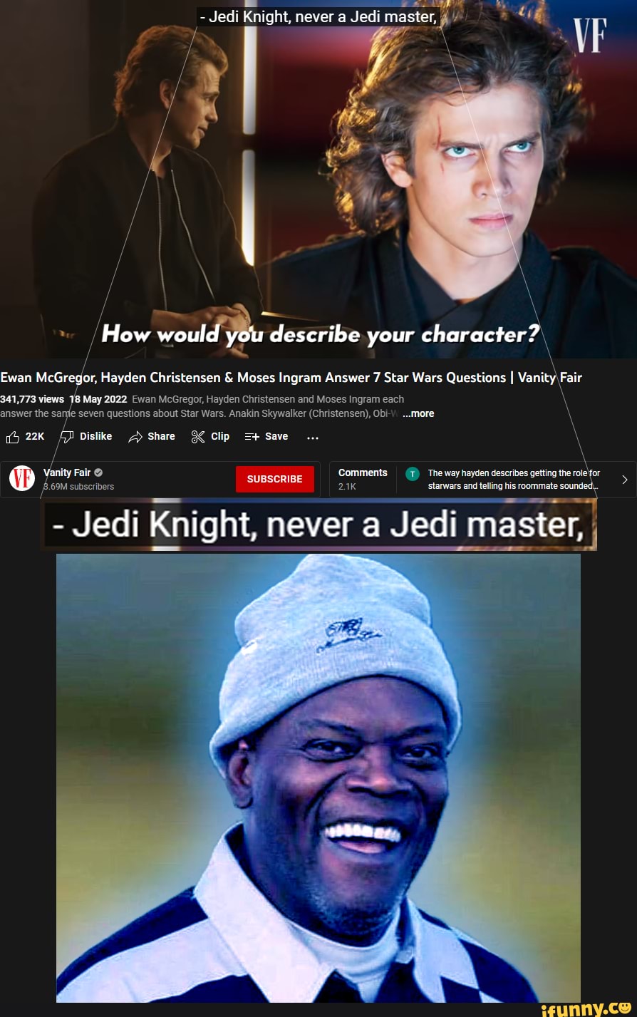 - Jedi Knight, never a Jedi master VE /How would you describe your ...