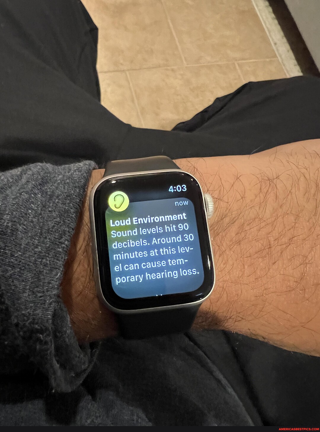 Now Lo Environment sound levels hit 90 decibels. Around 30 minutes at ...