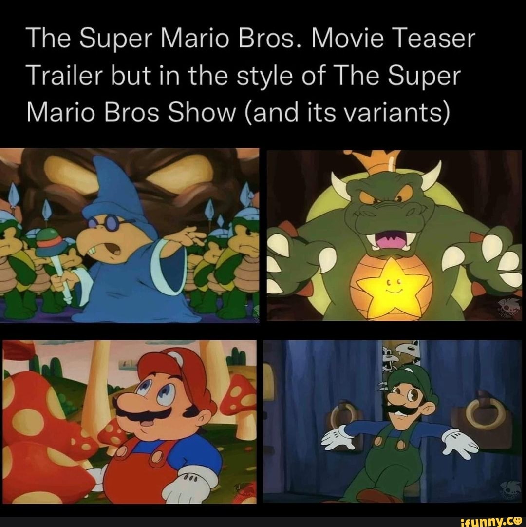 The Super Mario Bros. Movie Teaser Trailer but in the style of The ...