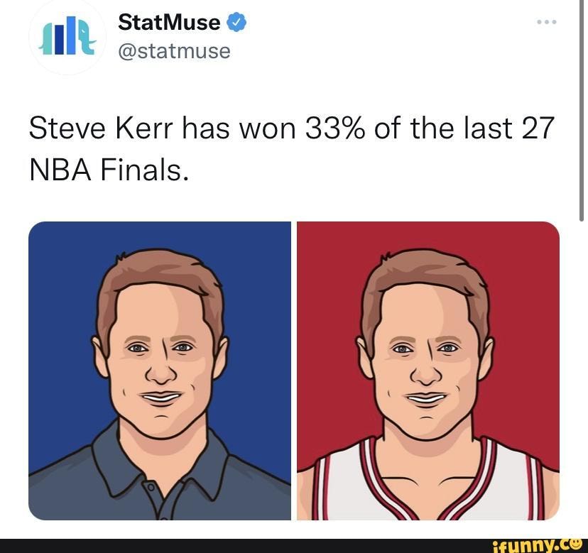 Kerr did it with only three teams, Chicago Bulls, San Antonio Spurs as ...