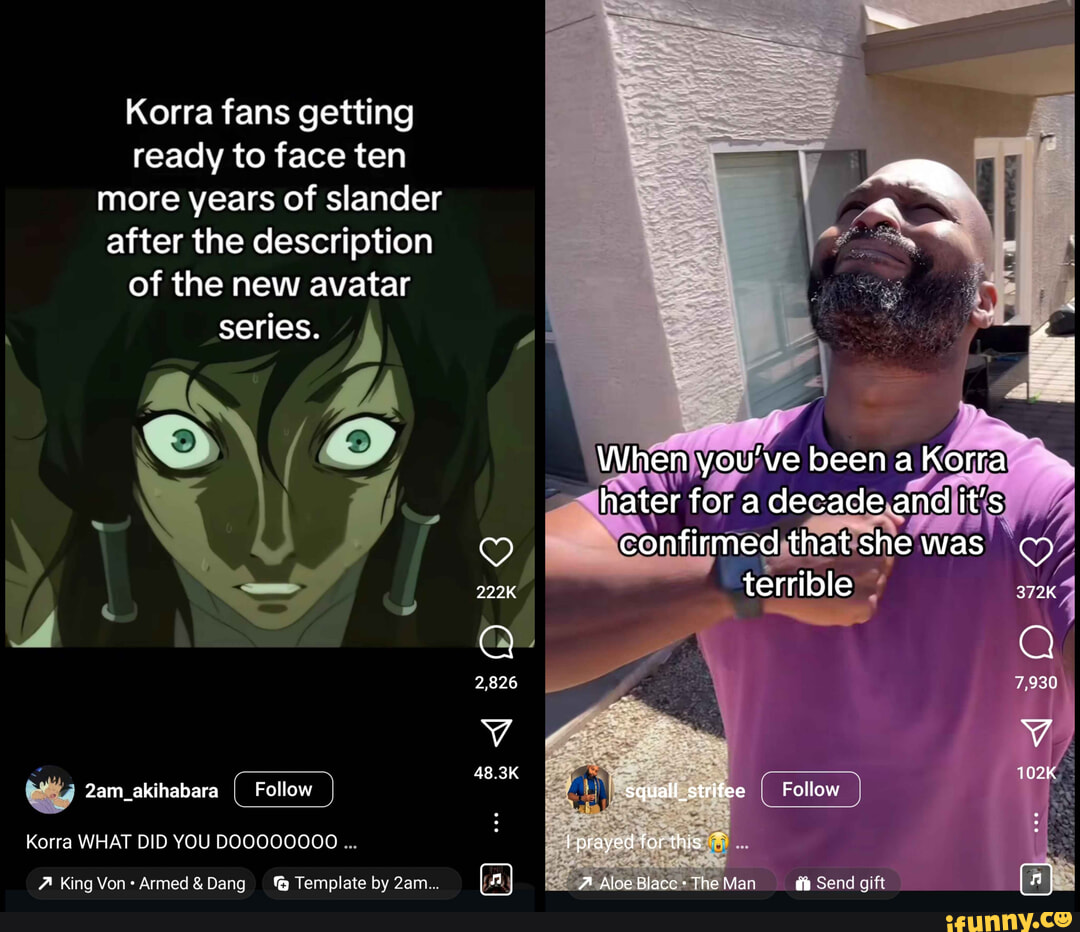 Korra fans getting ready to face ten more years of slander after the ...