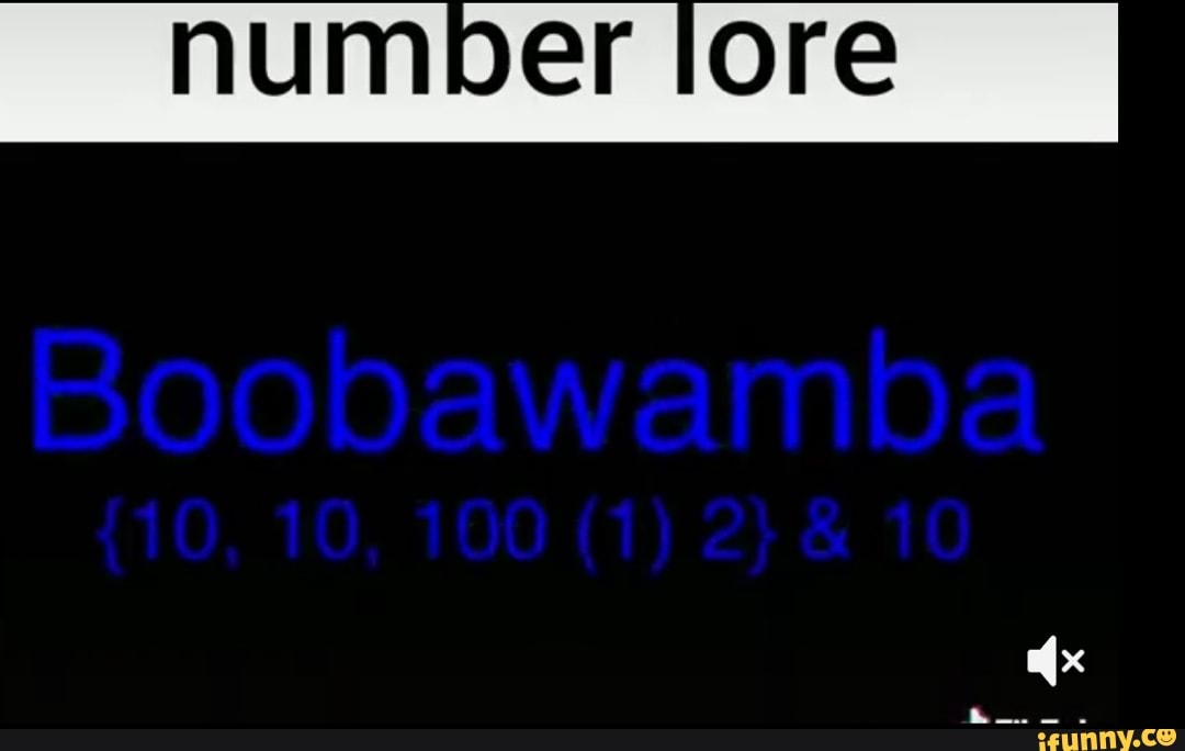 Boobawamba memes. Best Collection of funny Boobawamba pictures on iFunny