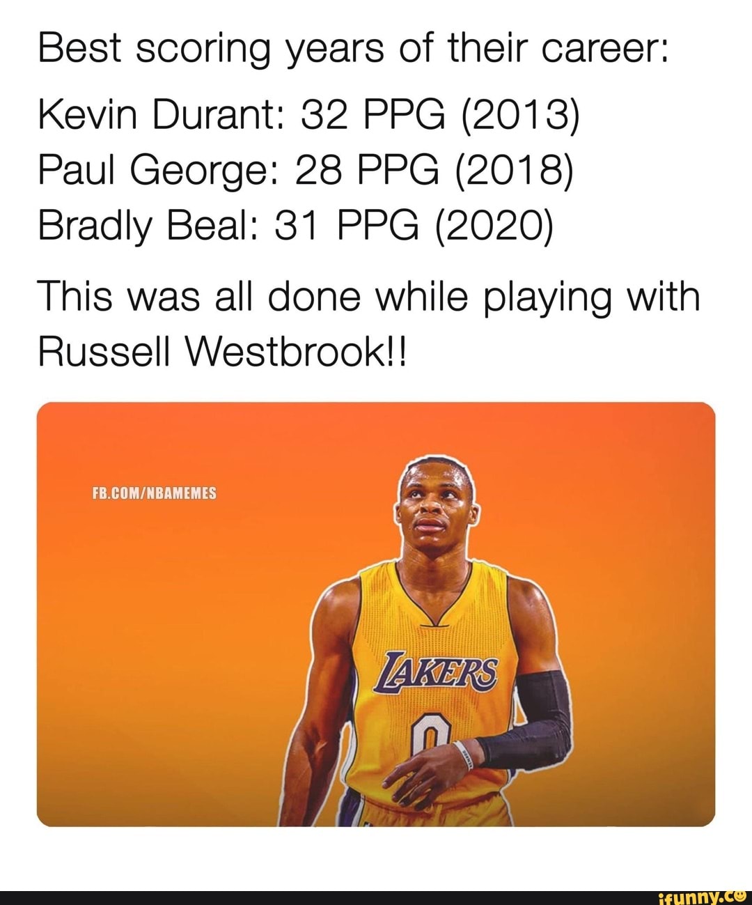 Best scoring years of their career: Kevin Durant: 32 PPG (2018) Paul ...