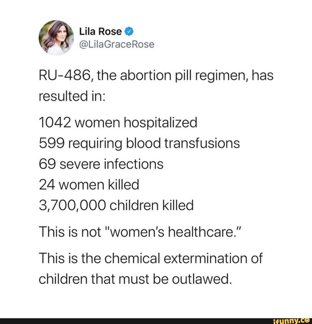 RU-486, the abortion pill regimen, has resulted in: 1042 women ...