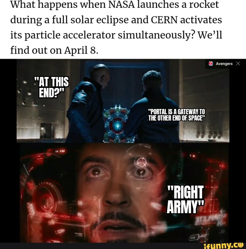 What happens when NASA rocixet during a full solar eclipse and CERN ...