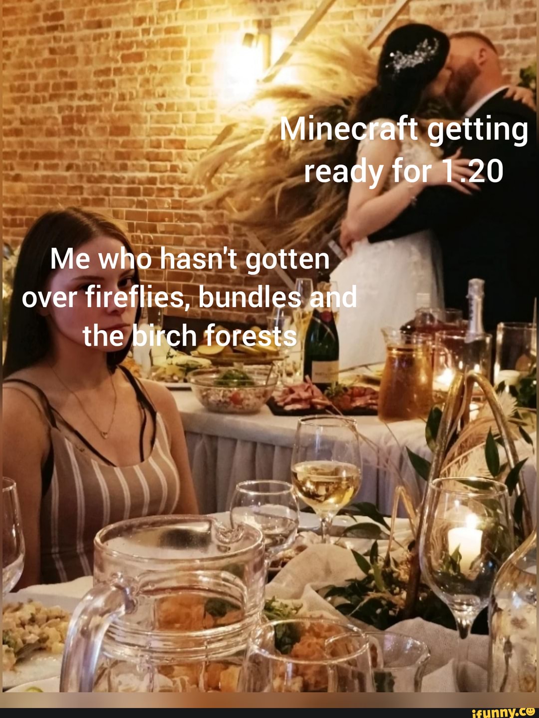 Minecraft getting ready for 1.20 Me who hasn't gotten over fireflies ...