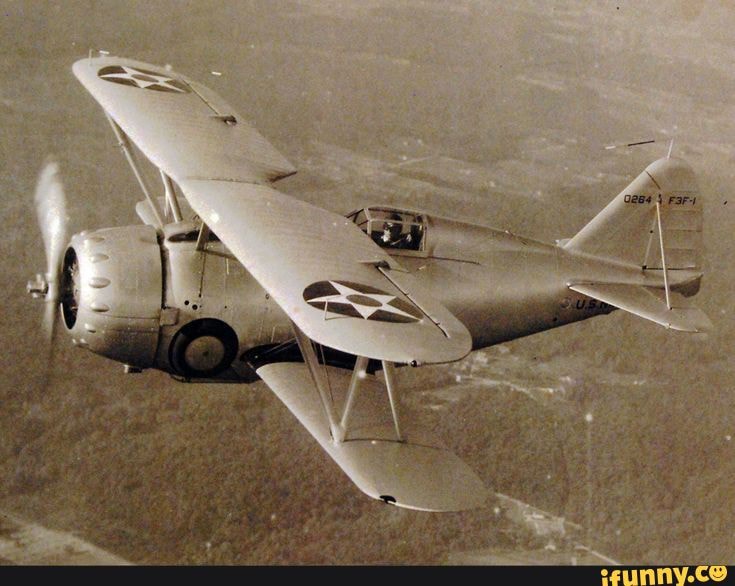And this is the Grumman F3F, an improvement on the F2F. Looks pretty ...