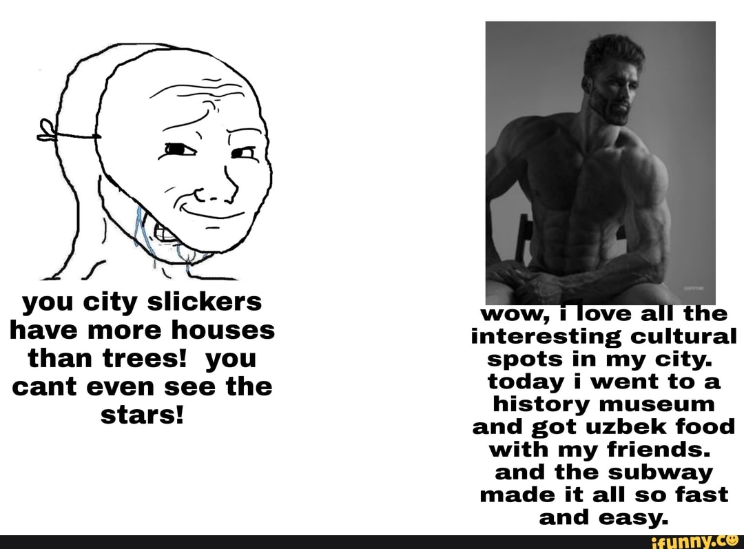 You city slickers have more houses than trees! you cant even see the ...