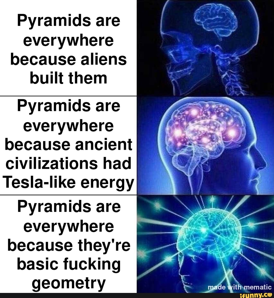 Pyramids are everywhere because aliens built them Pyramids are ...