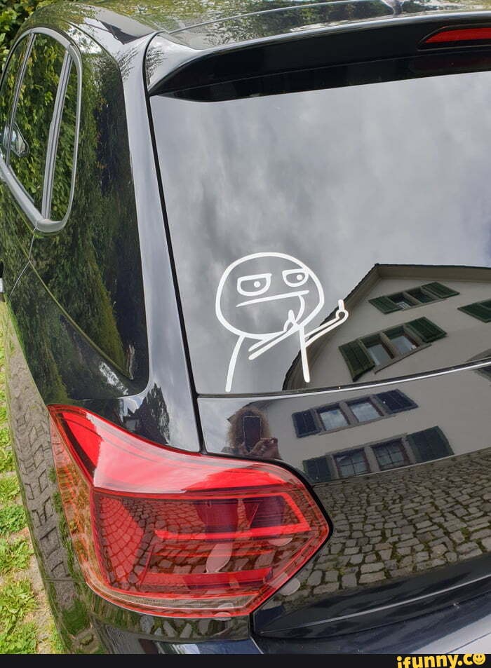 Car_sticker memes. Best Collection of funny Car_sticker pictures on iFunny