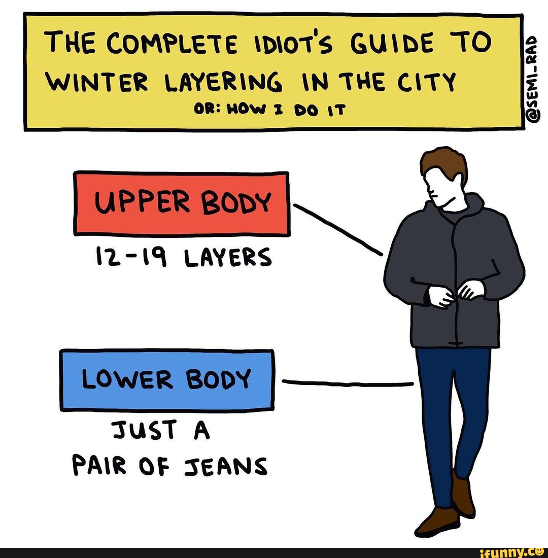 THE COMPLETE \pioT's GUIDE TO WINTER LAYERING IN THE CITY OR: HOW IT ...
