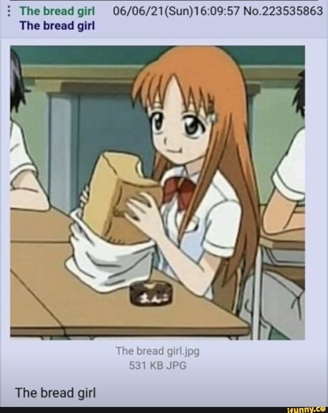The bread girl (Sun) No.223535863 The bread girl The bread girl.jpg 531 ...