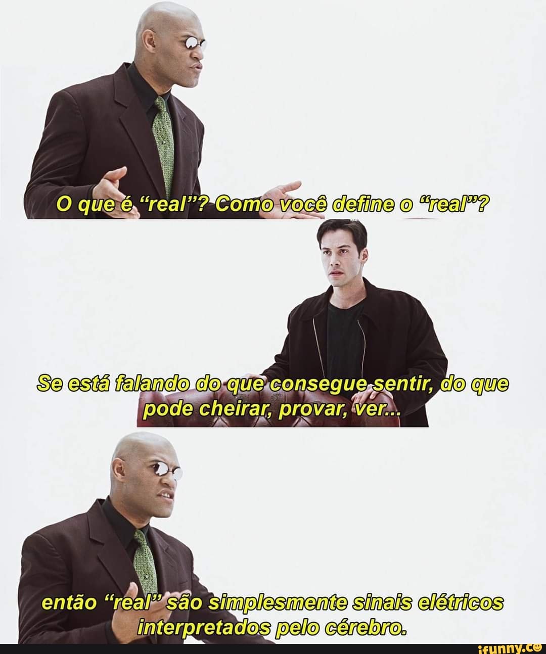 Se está falando, do Cheirar, provar, ver... sentir, dolque pode cheirar ...