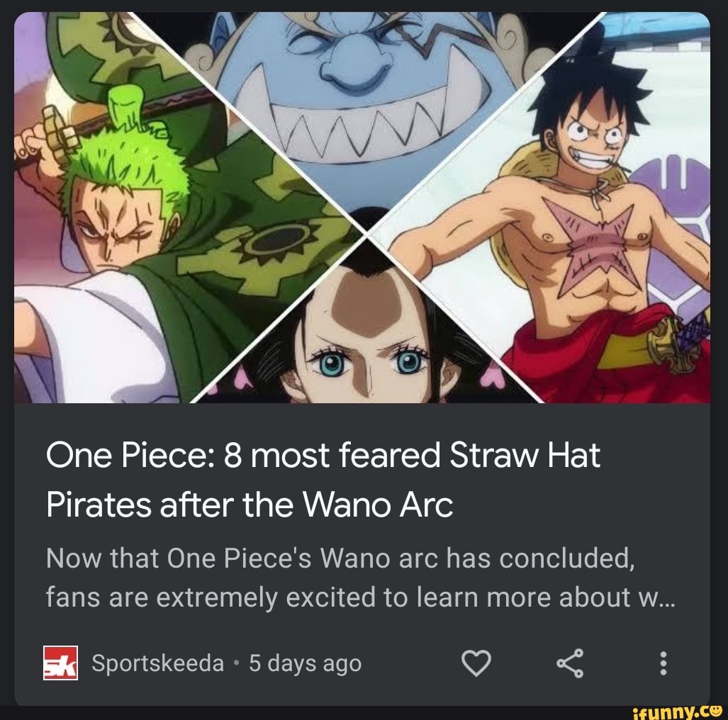 SQ One Piece: 8 most feared Straw Hat Pirates after the Wano Arc Now ...