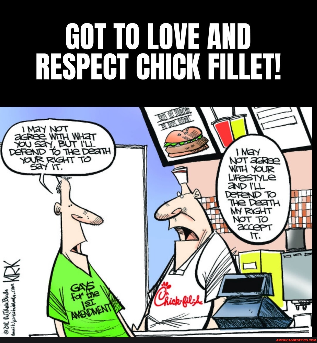 GOT TO LOVE AND RESPECT CHICK FILLET! - America’s best pics and videos