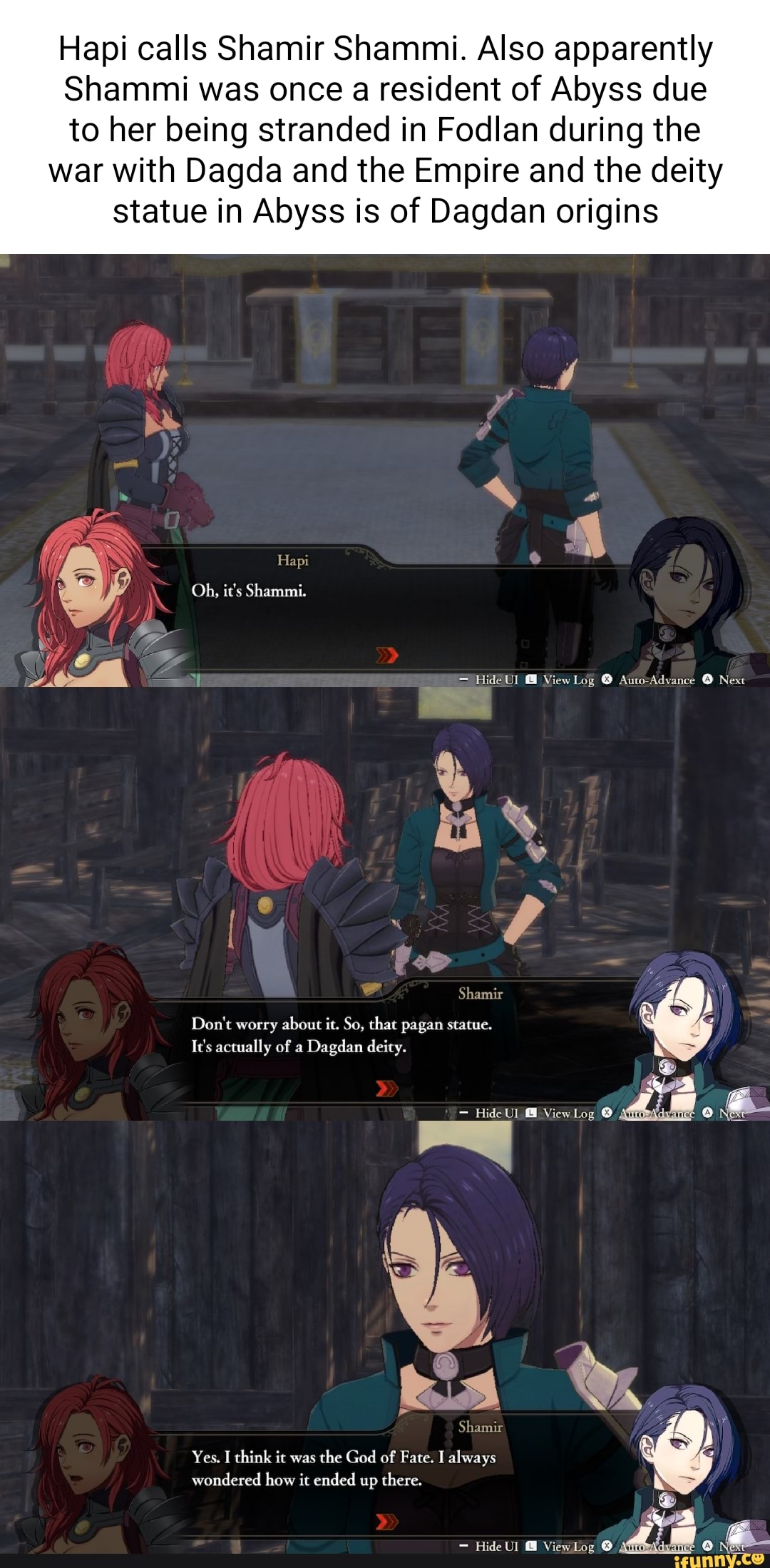 Hap calls Shamir Shammi. Also apparently Shammi was once a resident of ...