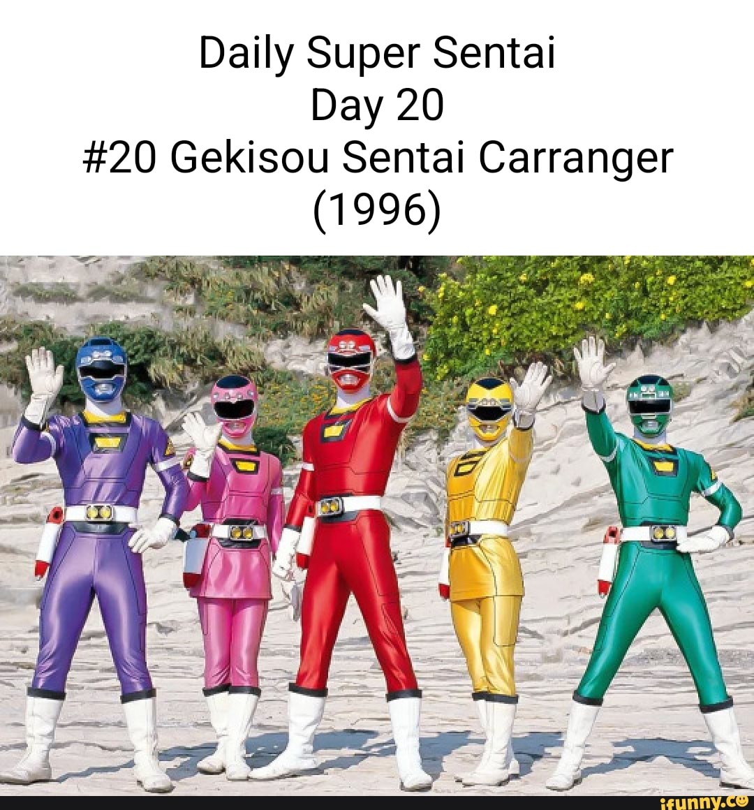 Daily Super Sentai Day 20 #20 Gekisou Sentai Carranger (1996) - )