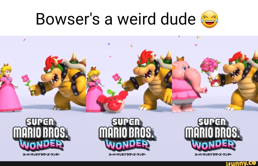 Bowser's a weird dude , - SUPER surcn SUPE MARIO BROS: MARIO BROS ...