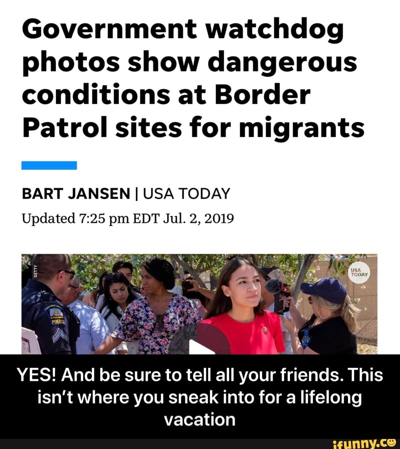 Government watchdog photos show dangerous conditions at Border Patrol ...