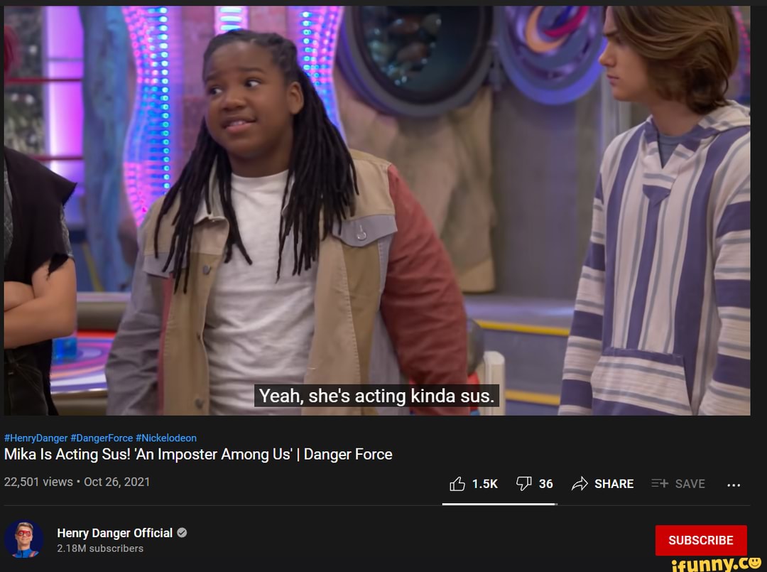 Yeah She S Acting Kinda Sus Anger Dangerforce Nickelodeon Mika Is